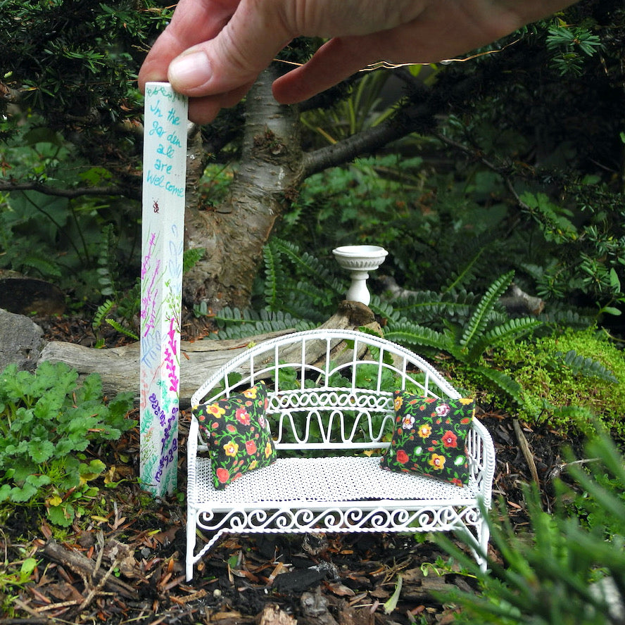Home › Miniature Garden Art Pole, Set of 3, Large
