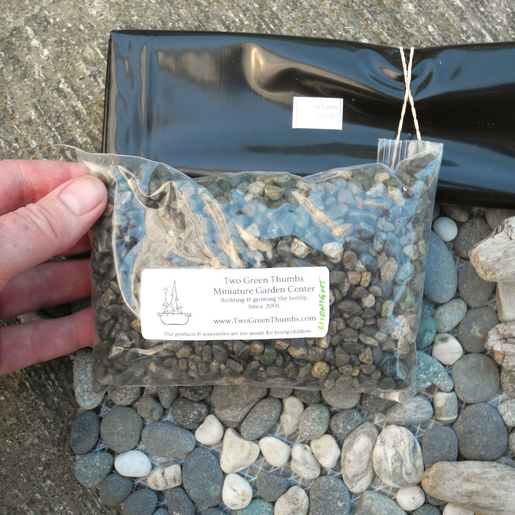 Miniature Garden Dry Riverbed Kit for Fairy Gardens Too! – Two Green ...