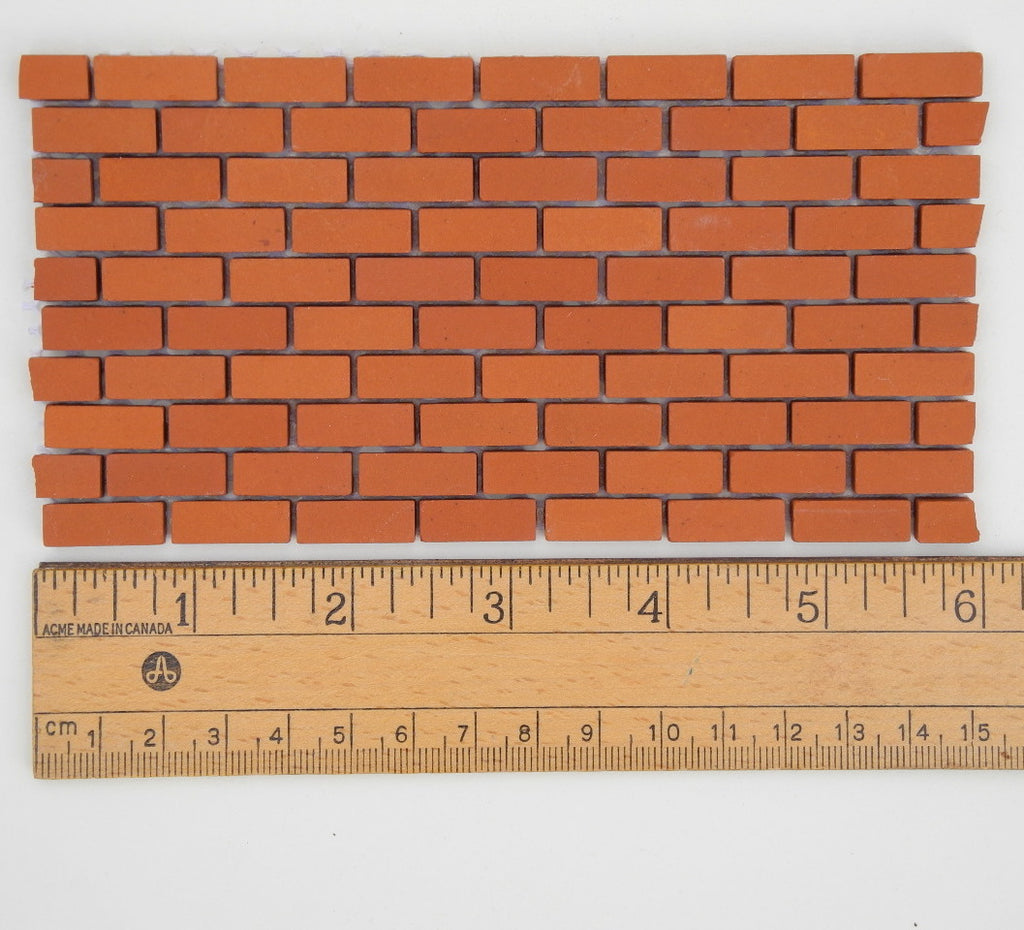 Miniature Garden Brick Sheet, Rectangular, Dollhouse Garden Brick – Two ...