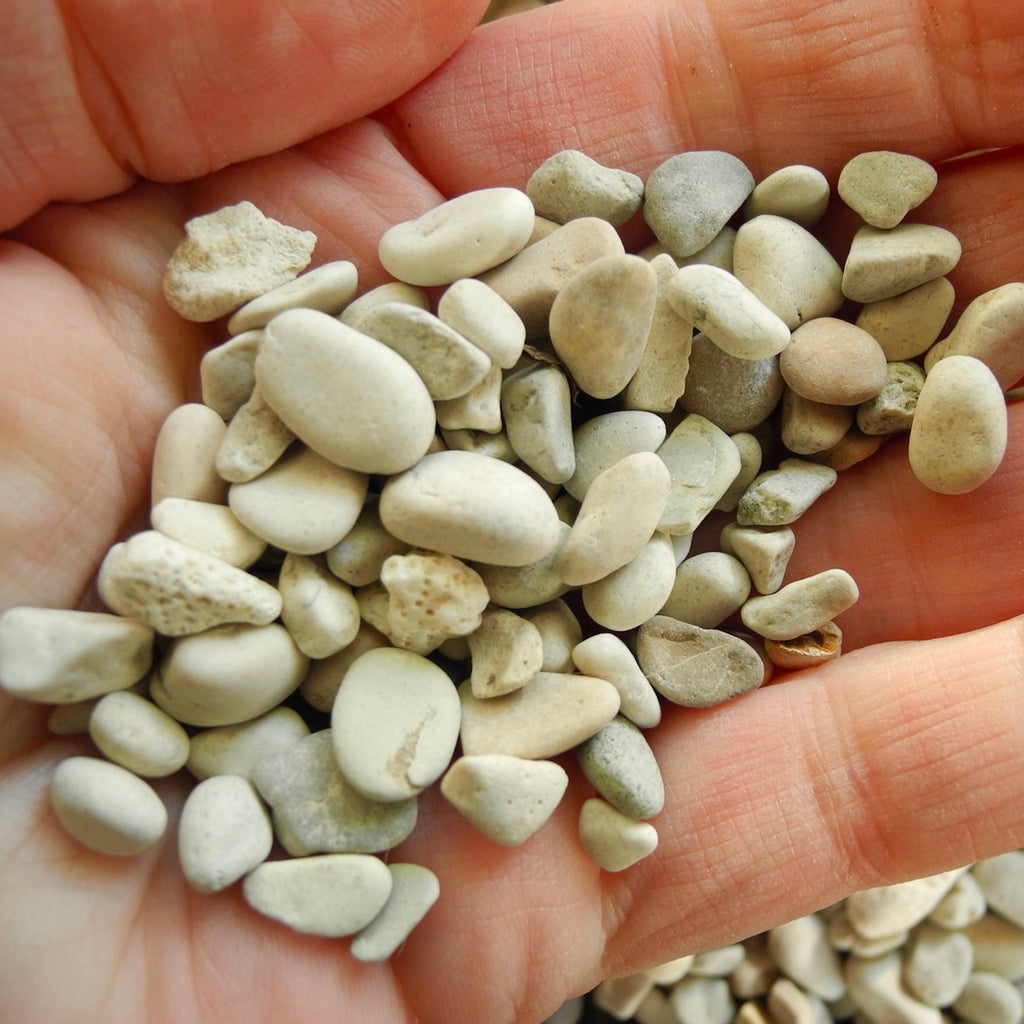 Miniature Garden Soft, Ivory Colored Pebbles for Fairy Gardens or ...